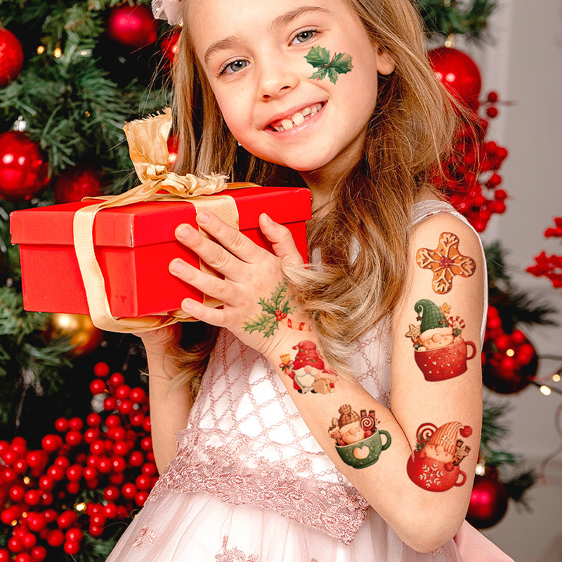 Christmas Temporary Tattoos 2025 – Adorable Christmas Critters Pack (10 ...