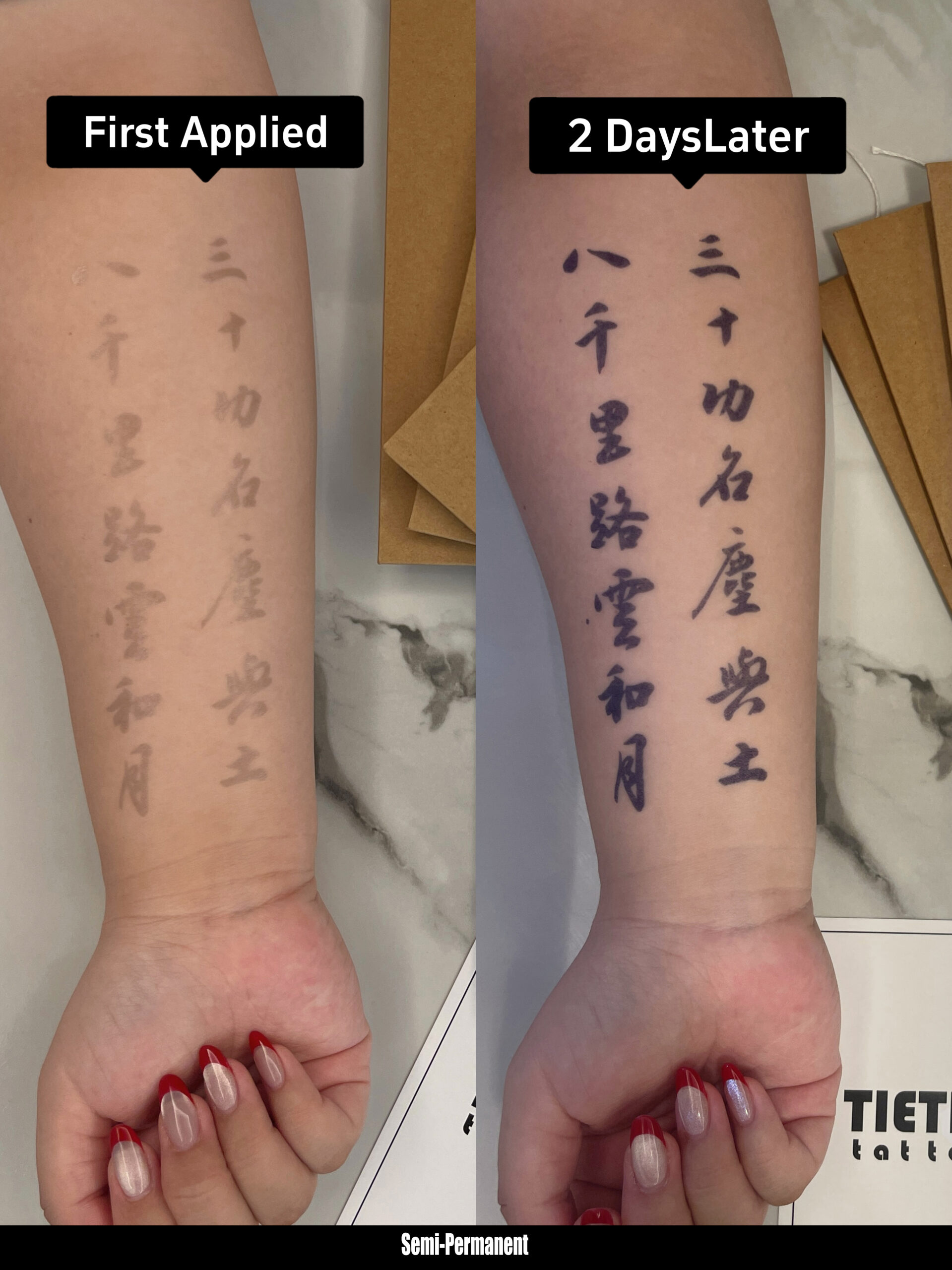 Edgy & Caring Semi-Permanent Tattoo Pack – Set of 9 Bold Creative Designs